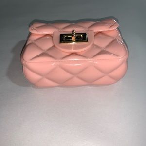 Designers Originals | Bags | Nwt Pink Quilted Pvc Crossbody Microbag ...